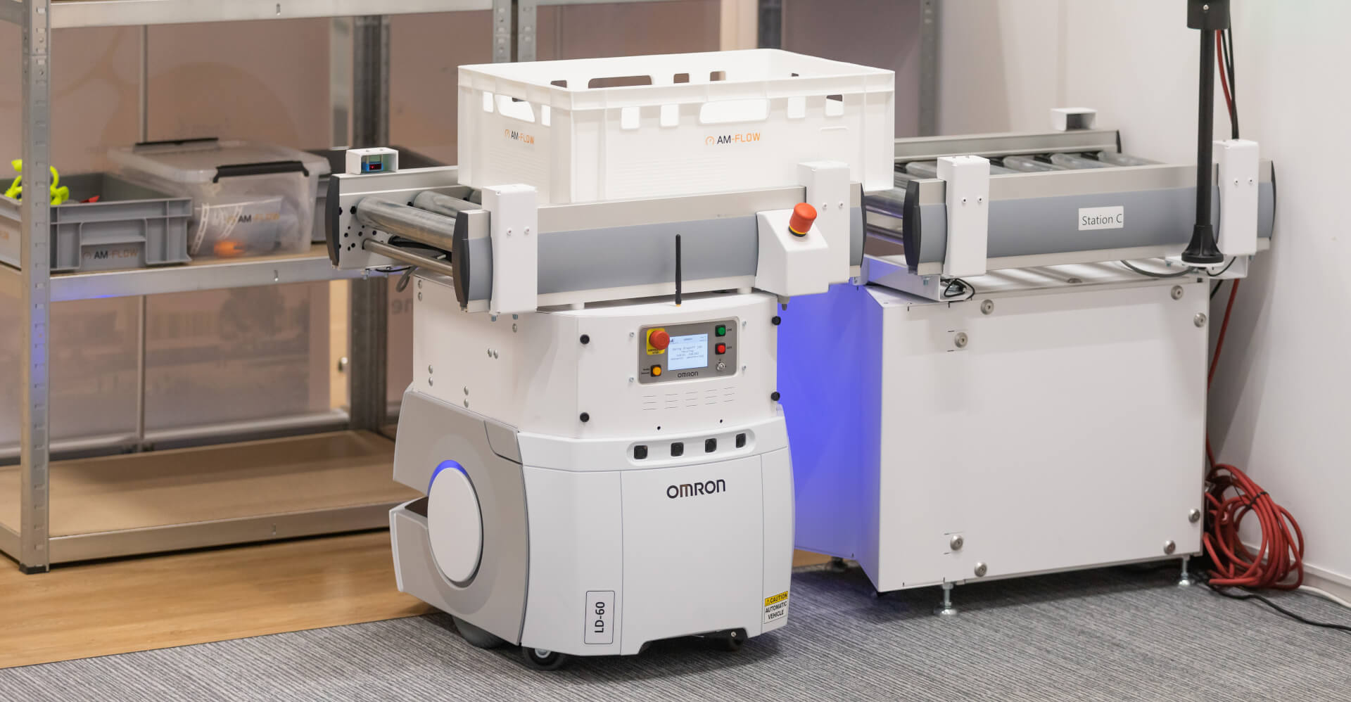 Intelligent System Solutions with Autonomous Mobile Robot: AM-Flow and ...