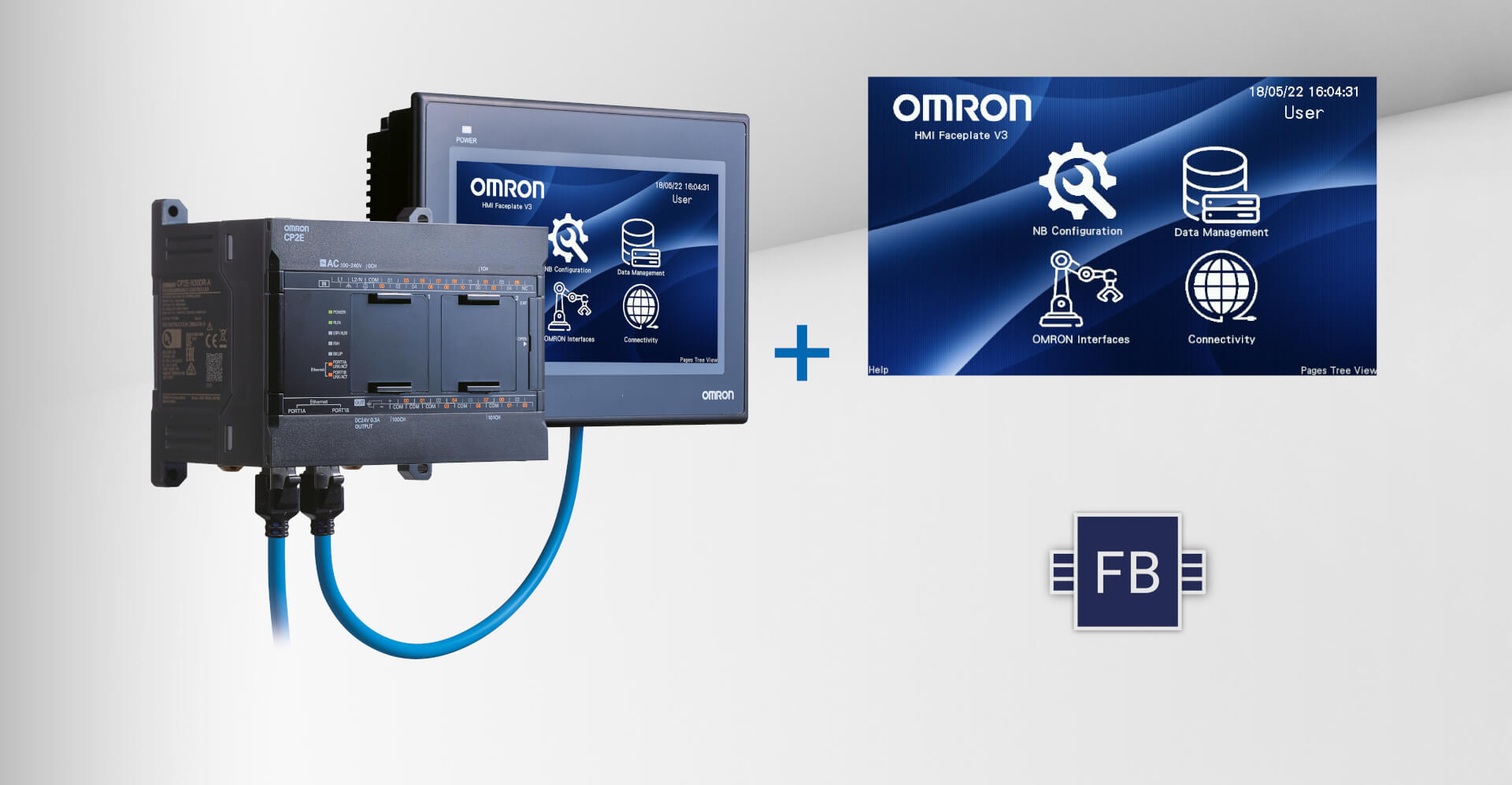 CP2E PLC & NB-Series HMI | Special Offer | OMRON, Europe
