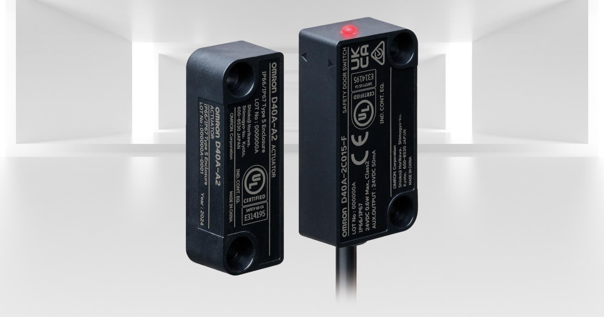 OMRON launches D40A-2 non-contact safety door switch | OMRON, Europe
