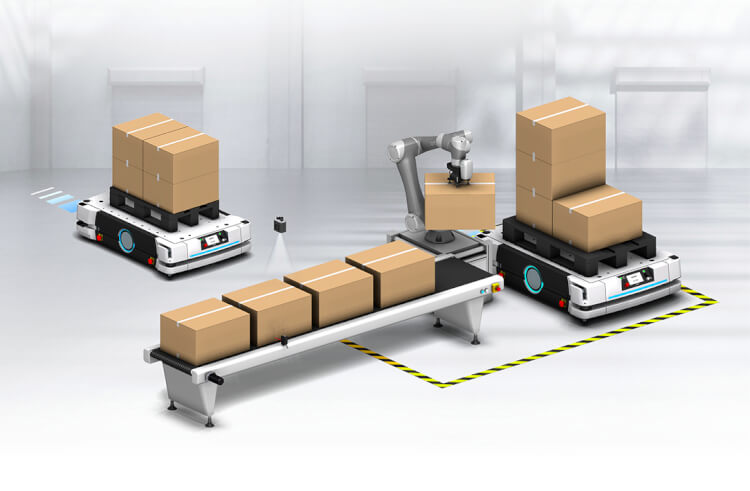 Autonomous Mobile Robots (AMR) | OMRON, Europe