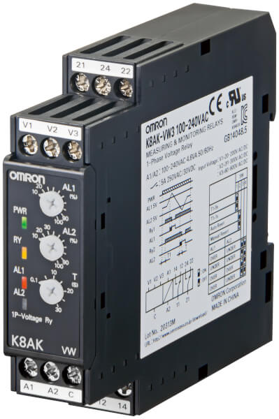 1-phase Motor Protection Relays | OMRON, Europe