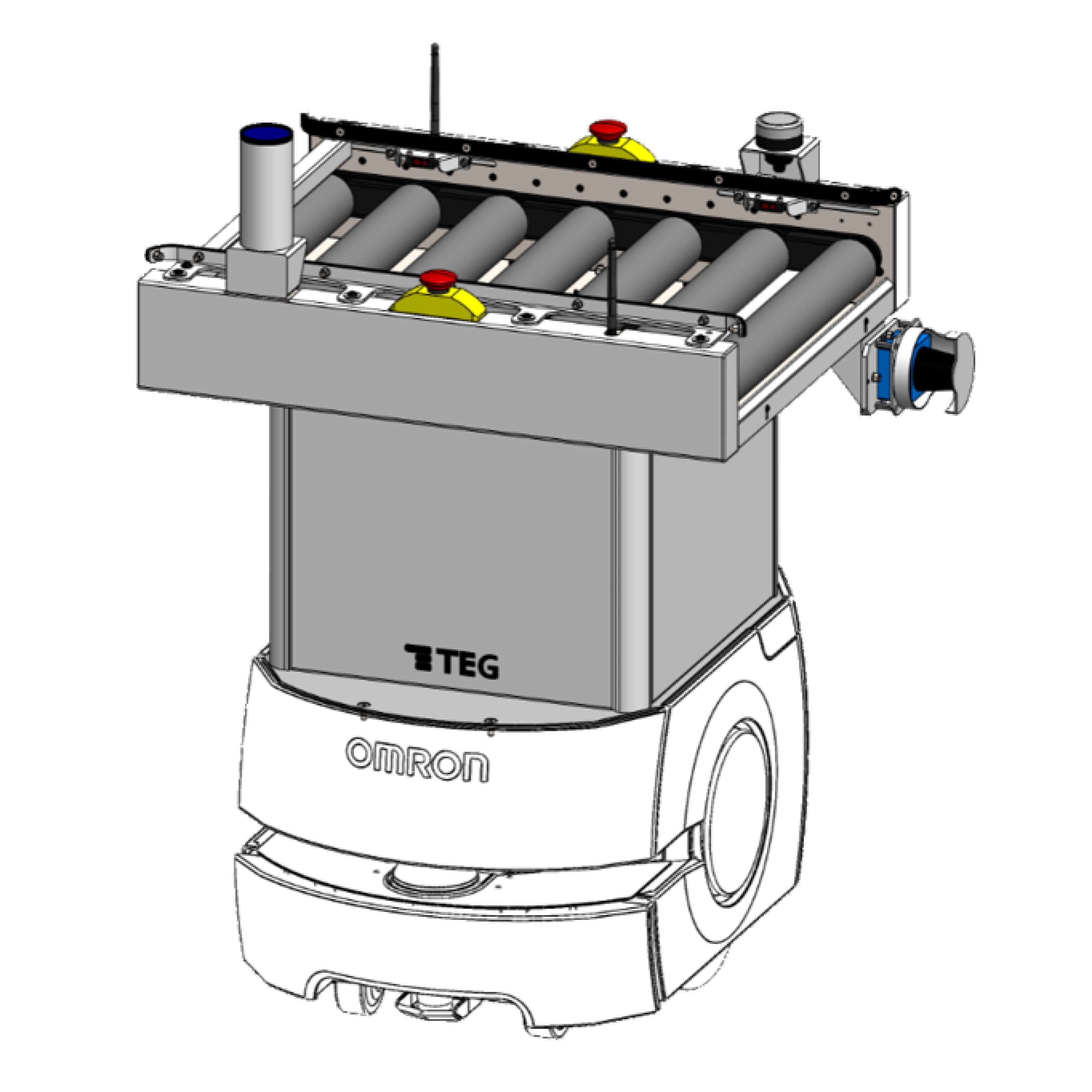 TEG AMR241 Conveyor Top - Side Roller | OMRON, Europe