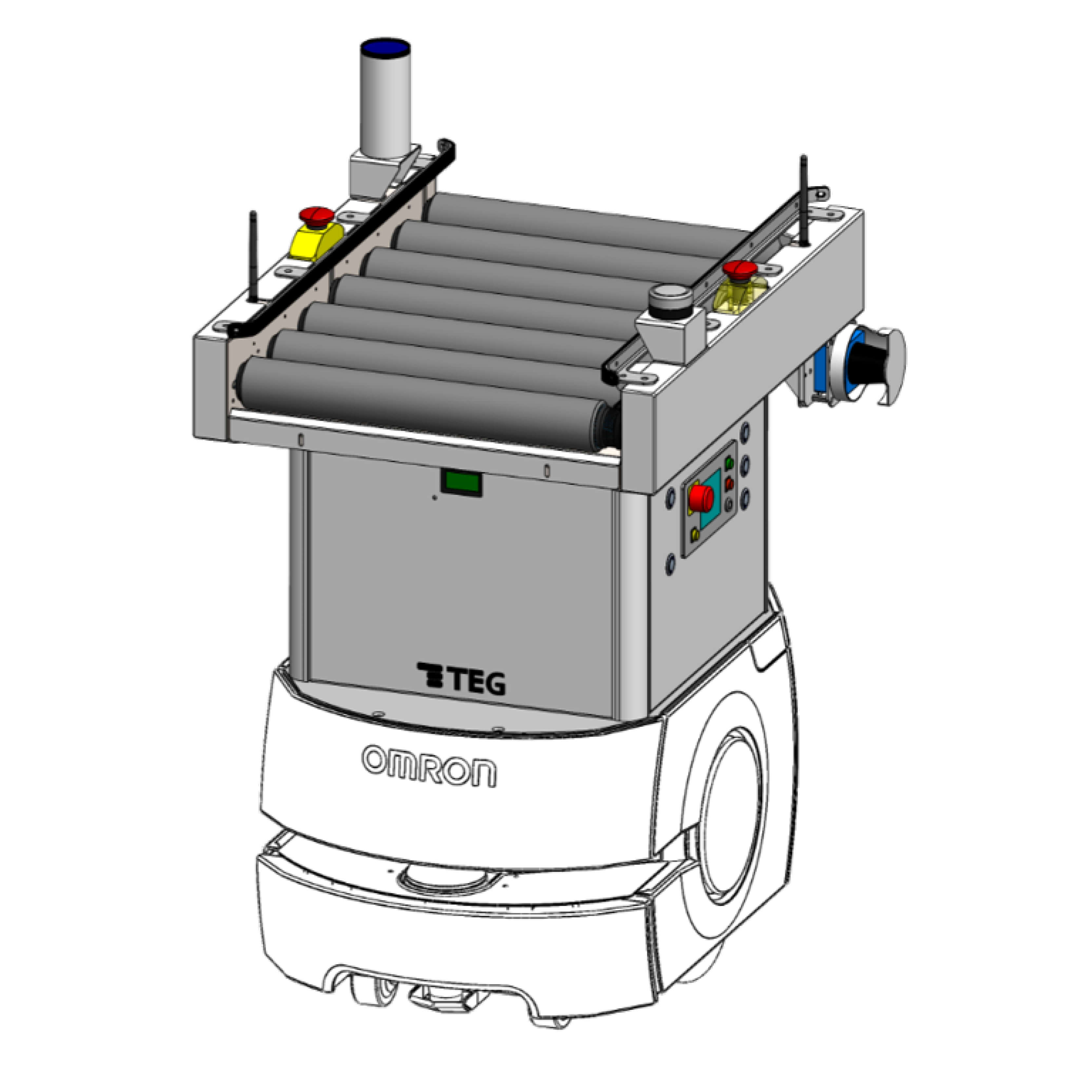 TEG AMR231 Conveyor Top - Front Roller | OMRON, Europe