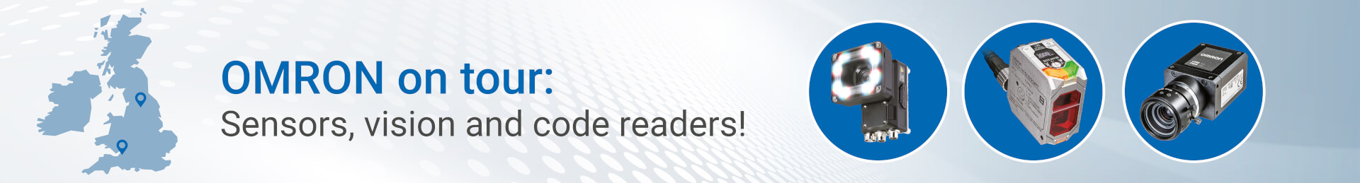 OMRON on tour: Sensors, vision and code readers! | OMRON, UK