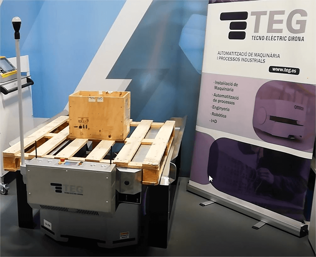 TEG AMR411 LD-250 Pallet lift handler | OMRON, Europe